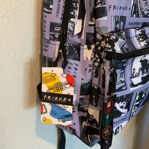 FRIENDS | Bags | Friends Friends Comic Printed 6 Backpack Book Bag ...